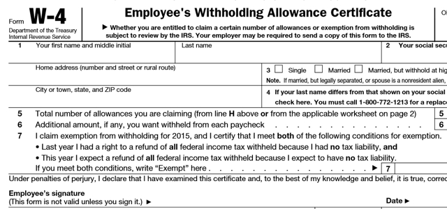 A Guide to Your W-4 – Marotta On Money