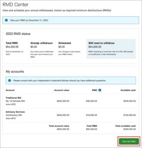 How to See Your Schwab RMD Online (2024 Update) – Marotta On Money